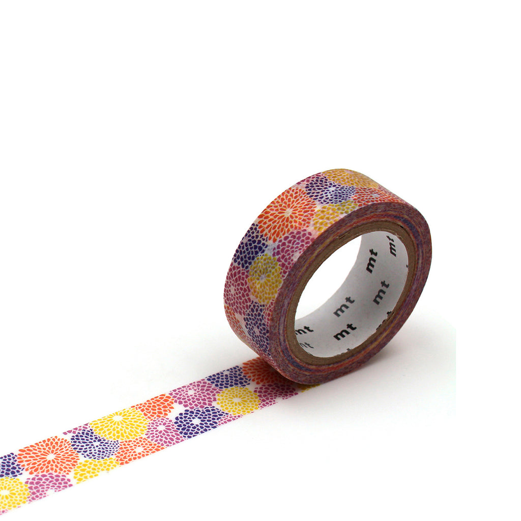 Masking Tape MT SOU SOU 'Kiku Zukushi' Chrysanthemum Single Roll – Milligram