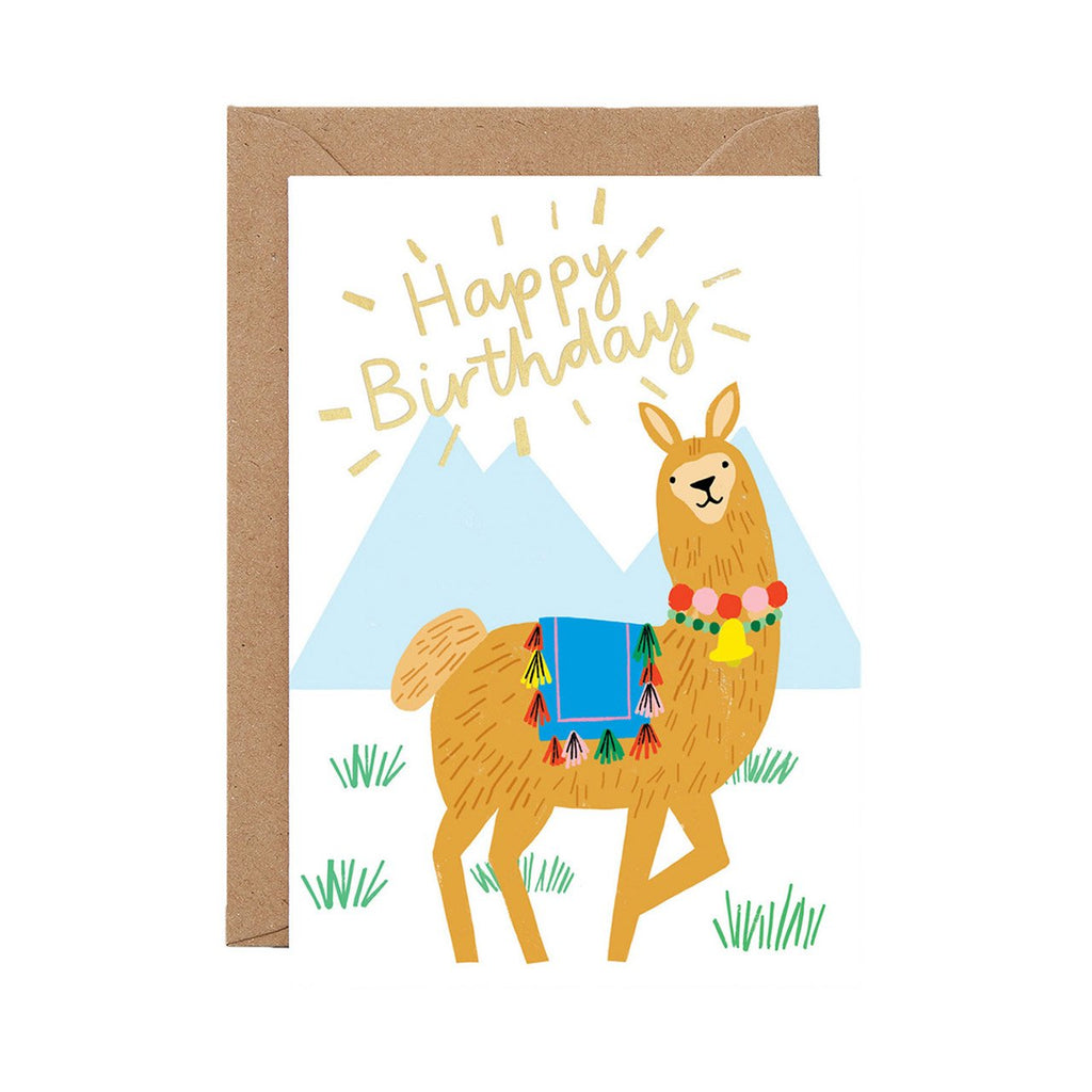 WRAP Happy Birthday Llama – Milligram