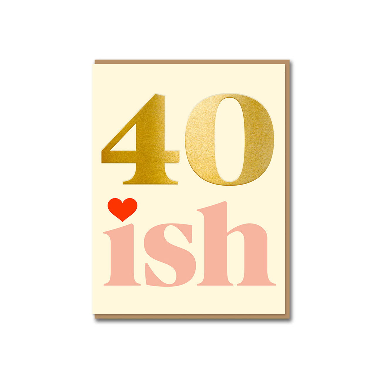 40ish Greeting Card – Milligram