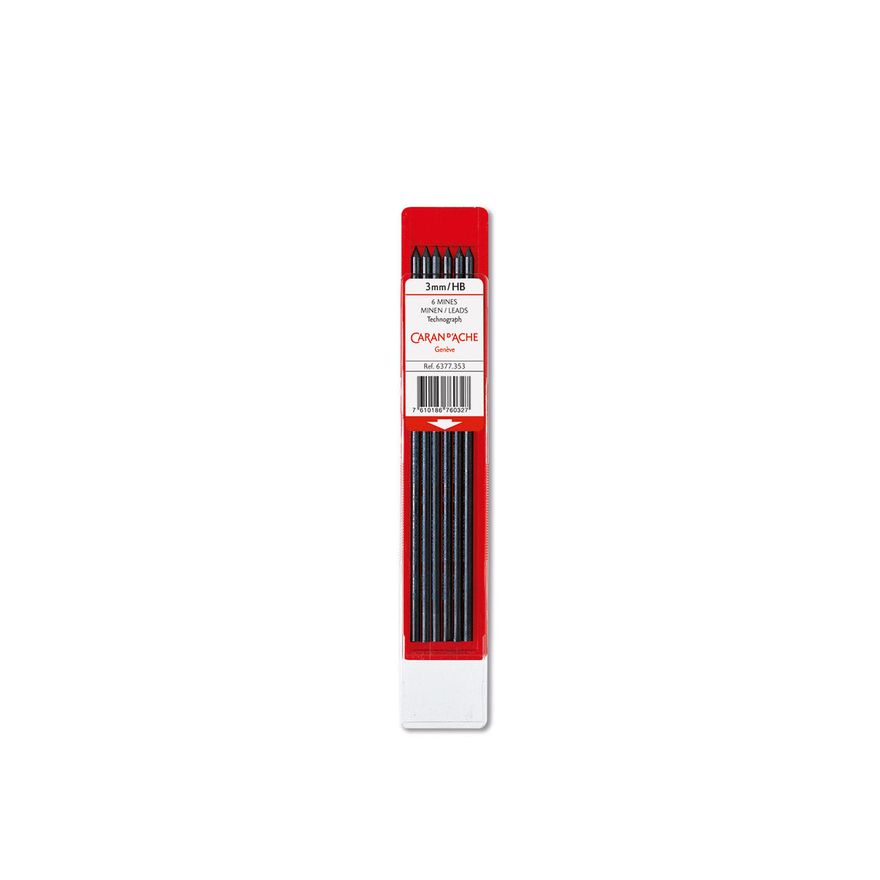 Caran D'Ache Technograph Lead Refills 3mm Pack of 6 – Milligram