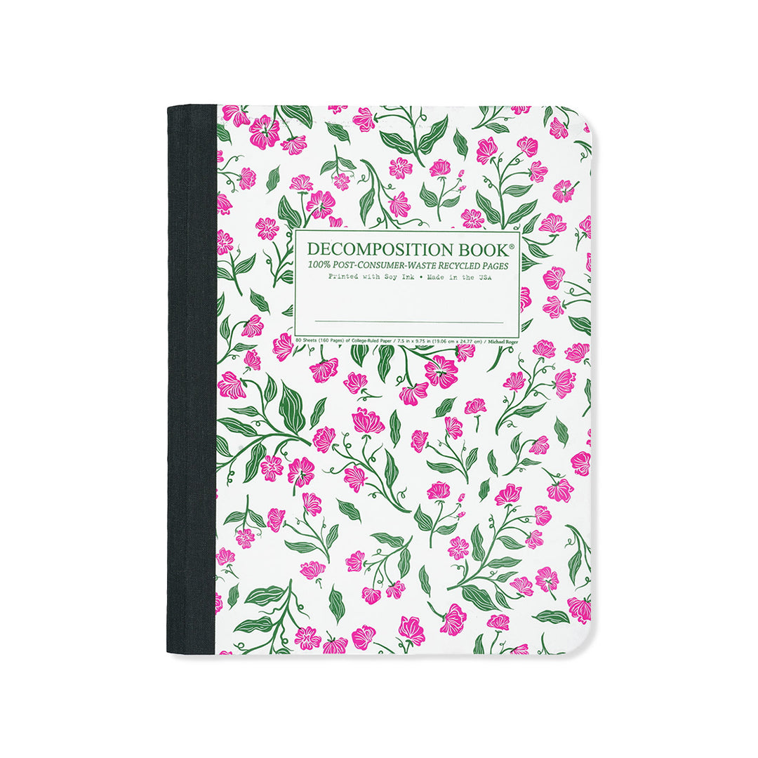 Decomposition Book Sweet Peas Large Notebook – Milligram