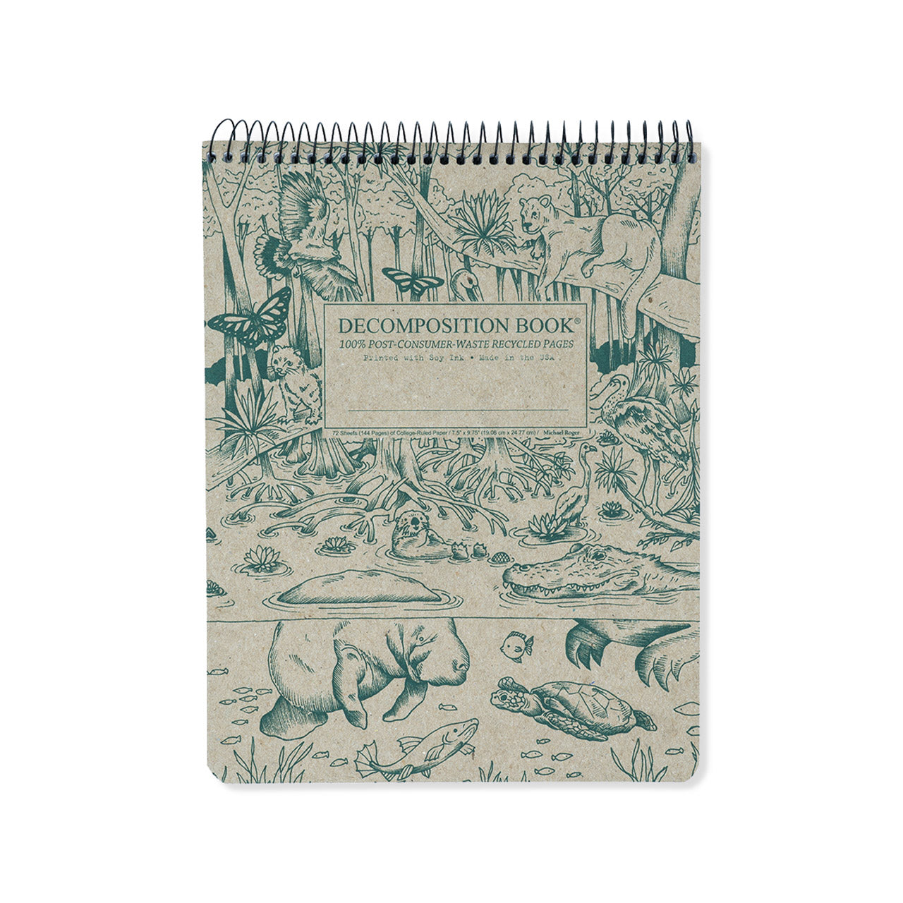 Decomposition Book Everglades Large Spiral Notepad – Milligram