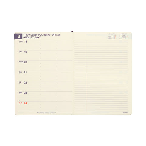 Hightide 2026 Minute Manager Weekly Diary A5 – Milligram