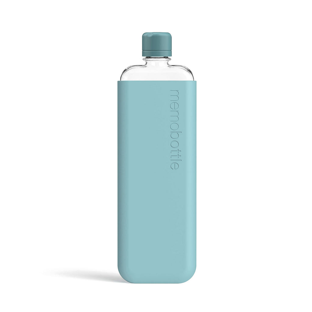 memobottle Slim Drink Bottle with Sea Mist Sleeve – Milligram