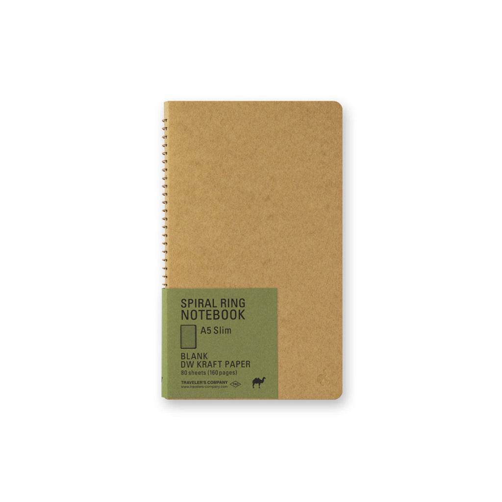 Traveler's Company Spiral Ring Notebook A5 Slim – Milligram