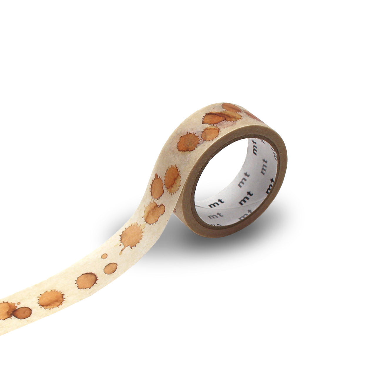 Masking Tape MT Upcycle Coffee Stain Washi Tape Single Roll – Milligram