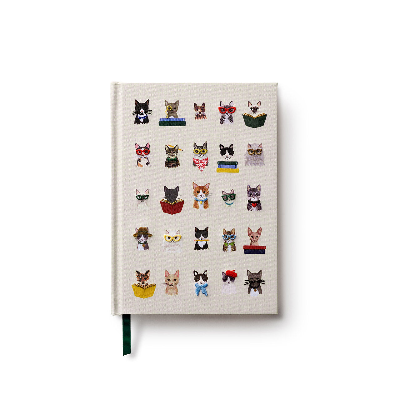 Rifle Paper Co. Studious Cats Embroidered Fabric Journal – Milligram