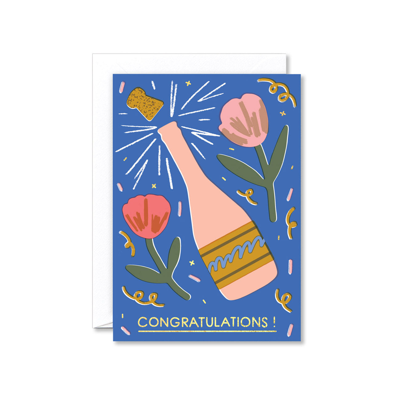 Wrap Champagne Greeting Card – Milligram