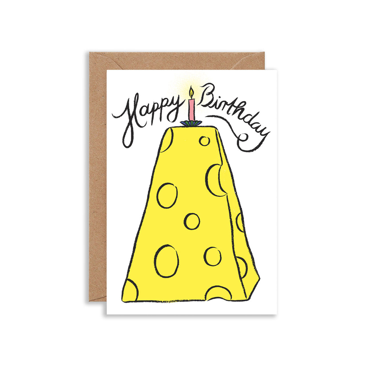 Wrap Happy Birthday Cheese Greeting Card – Milligram