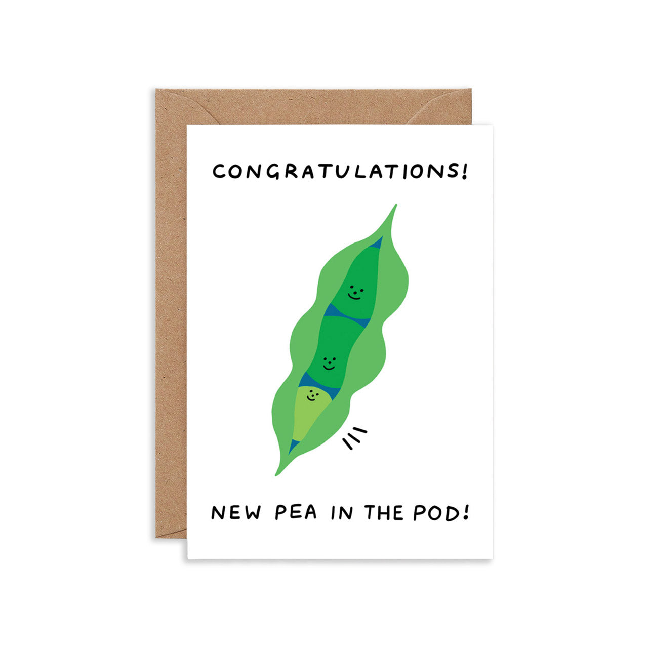 WRAP New Pea In The Pod Greeting Card – Milligram