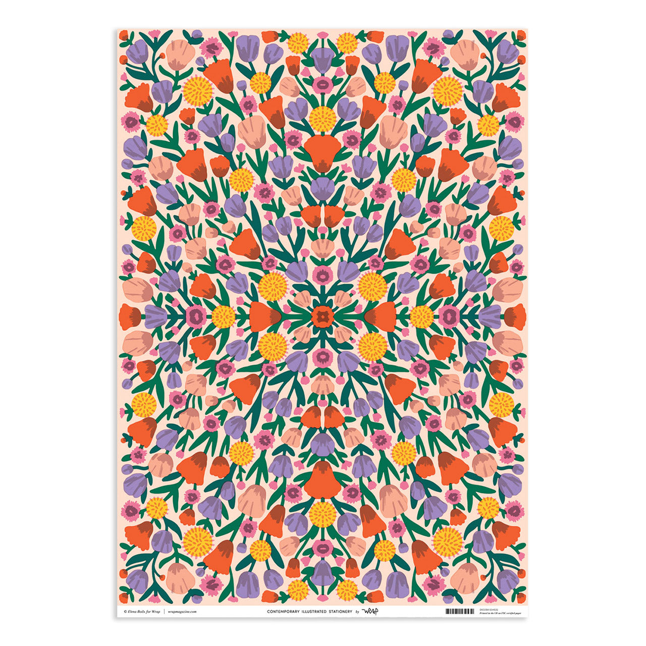 Wrap Floral Reflection Wrapping Sheet – Milligram