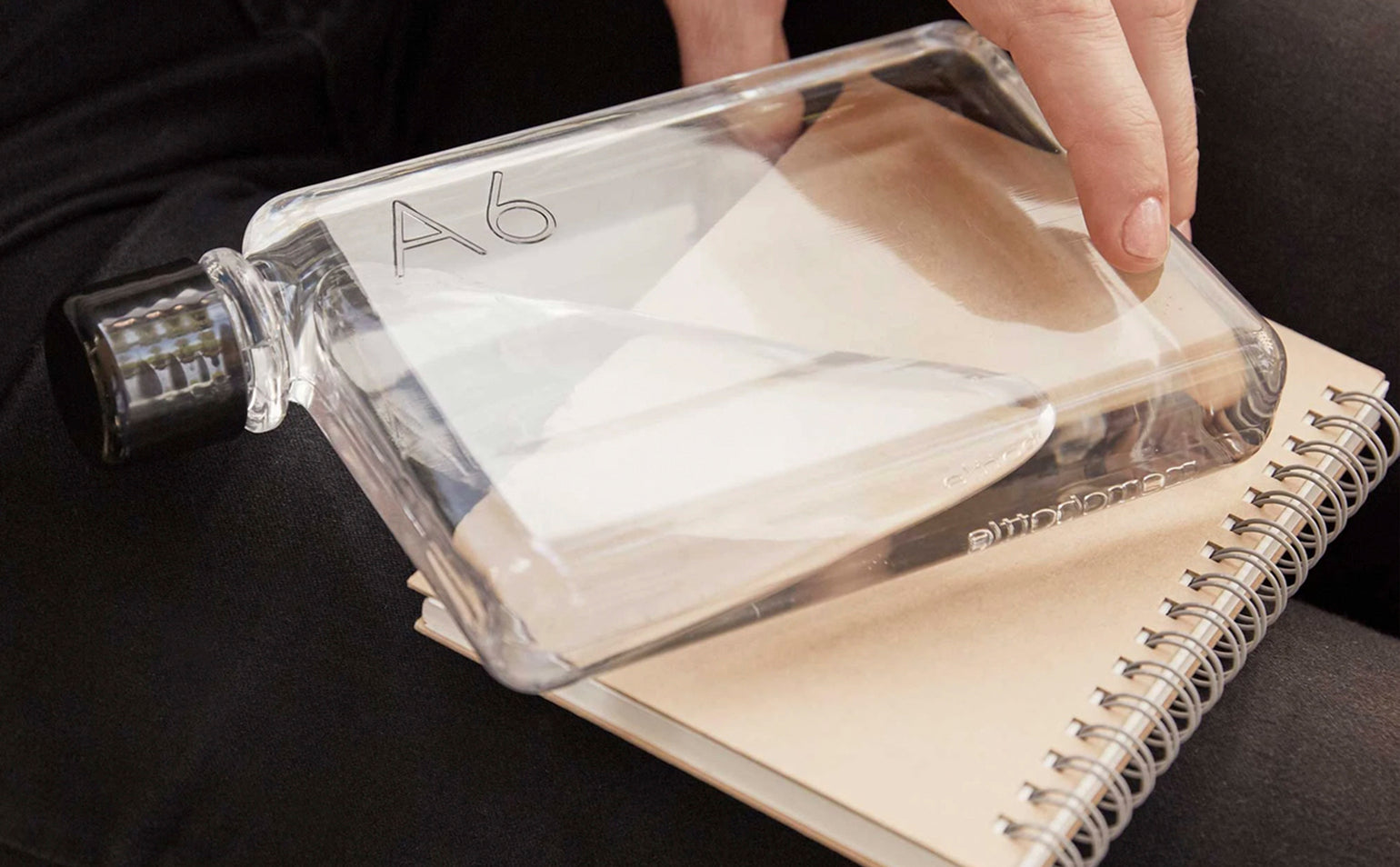 memobottle Slim Drink Bottle with Sea Mist Sleeve – Milligram