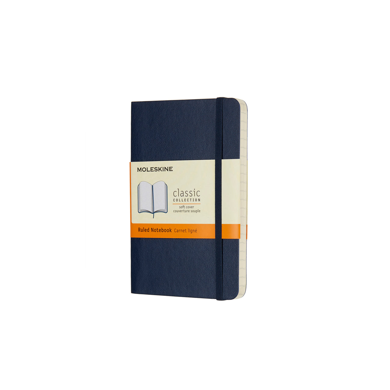 Moleskine Classic Pocket Soft Cover Notebook Sapphire Blue Ruled ...