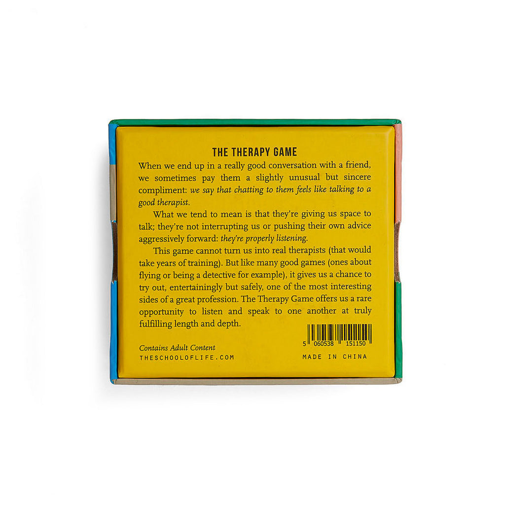 The School Of Life The Therapy Game – Milligram