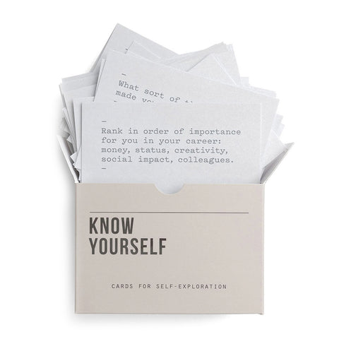 The School Of Life Know Yourself Prompt Cards – Milligram